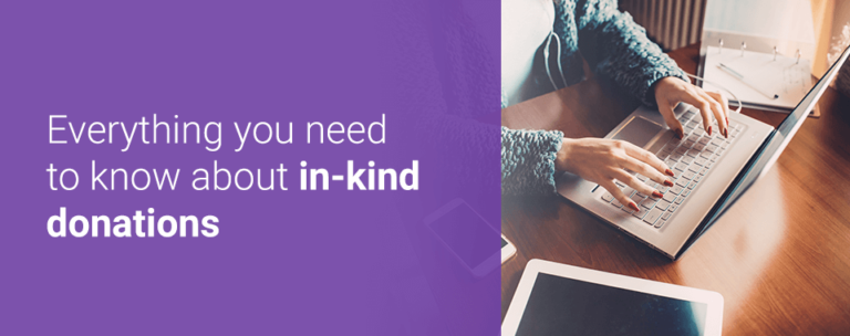 In-Kind Donations | What You Need to Know | GiveSmart